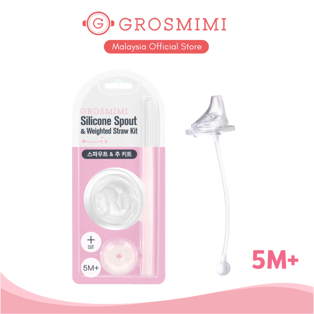 Grosmimi Silicone Spout & Weighted Straw Kit | Shopee Malaysia