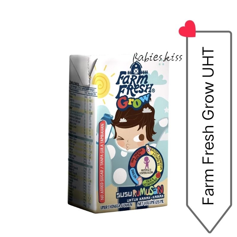 Farm Fresh Grow UHT Formulated Milk (125ml x 4's) | Shopee Malaysia