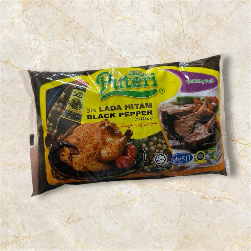 Puteri Sos Lada Hitam | Black Pepper Sauce – Economy Pack (1kg ...