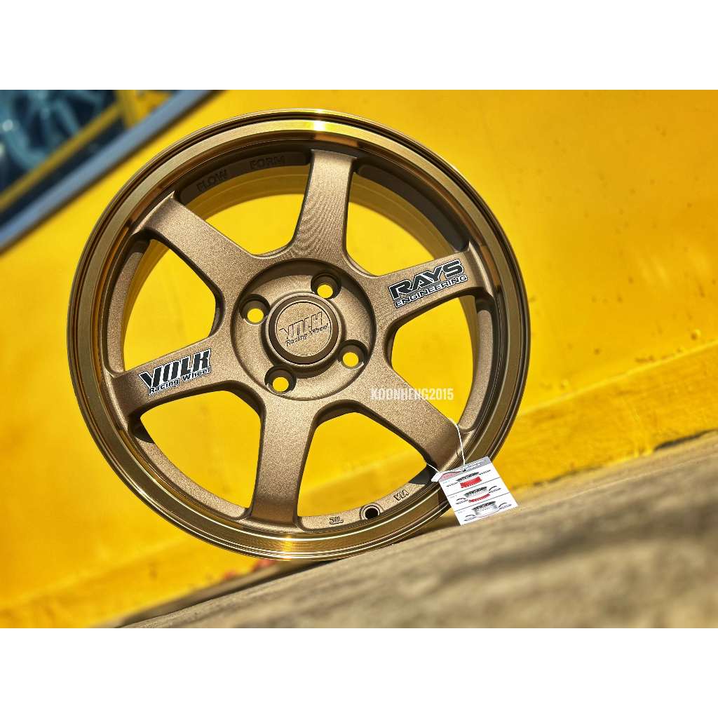 New Car Sport Rim Flow Forming 5.5KG Only - RAYS TE37 Wheels 15x6.5J 8x100/114.3 ET40 Satin ...