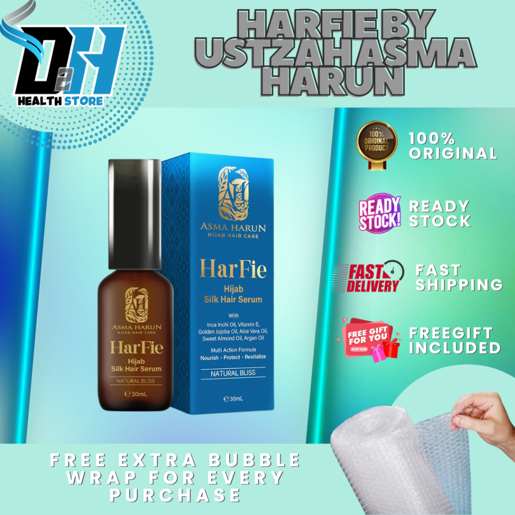 🔥[100% ORIGINAL] HARFIE HIJAB HAIR SERUM BY USTAZAH ASMA HARUN🔥 ...