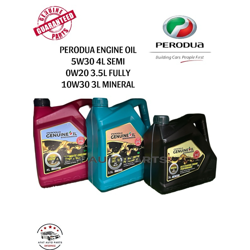 ENGINE OIL PERODUA PROTON SEMI FULLY MINERAL | Shopee Malaysia