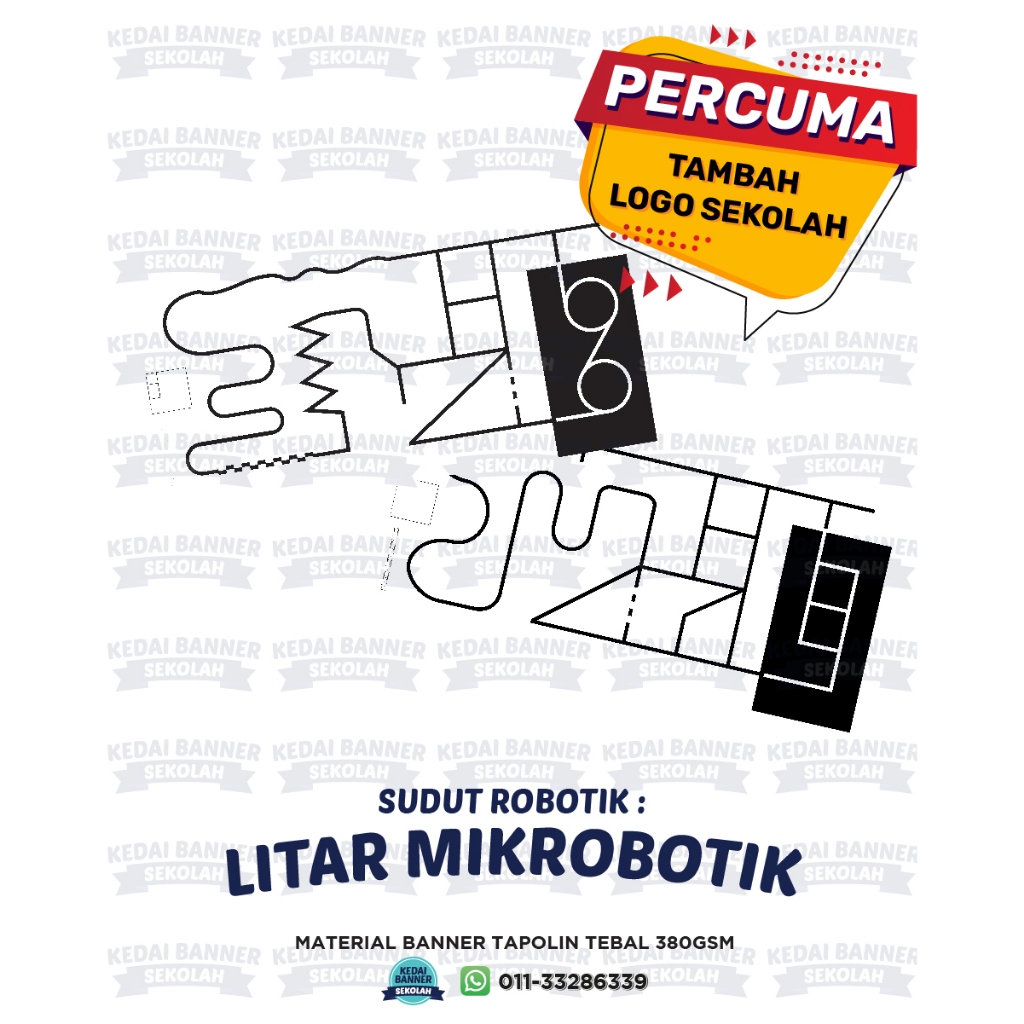 Litar Mikrobotik "Autonomous Robot" | Bahan Robotik | Keceriaan Bilik ...