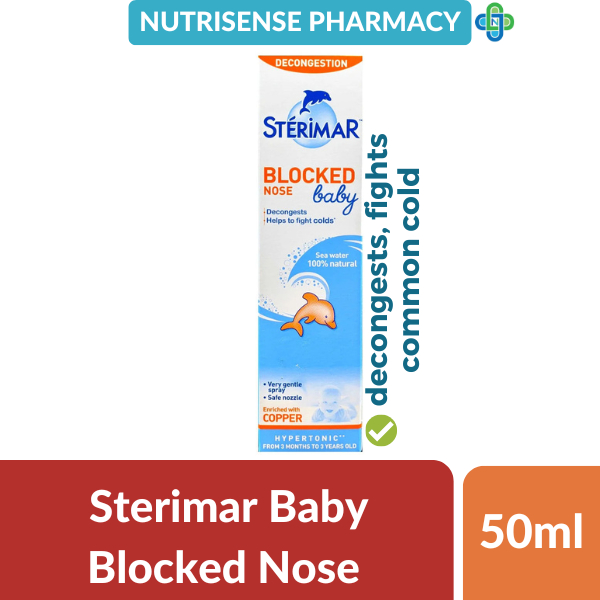 Sterimar Hypertonic Blocked Nose Baby (50ml) | Shopee Malaysia