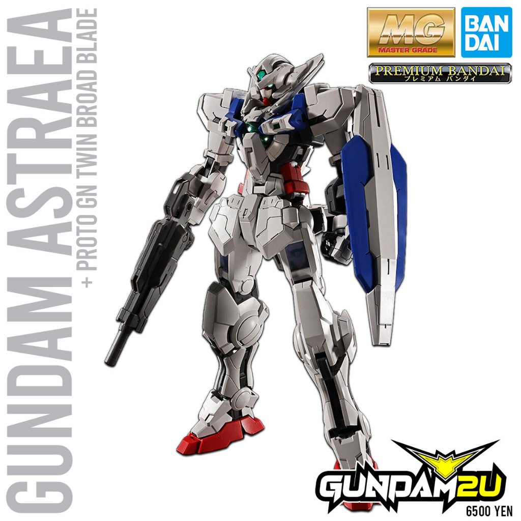 P-BANDAI MG 1/100 Gundam Astraea + Proto GN Twin Broad Blade - Master ...