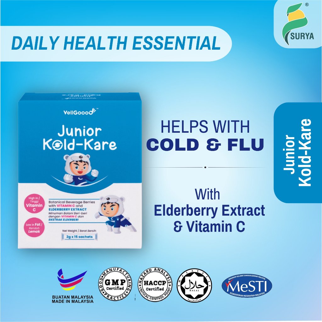 VellGoood Junior Kold-Kare Kids Flu Cold 15's | Shopee Malaysia