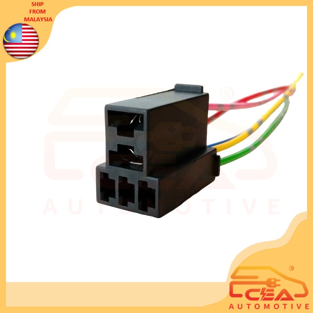 1PCS 5 PIN PROTON WIRA WAJA AIRCOND RELAY HEADLAMP RELAY SOCKET ...