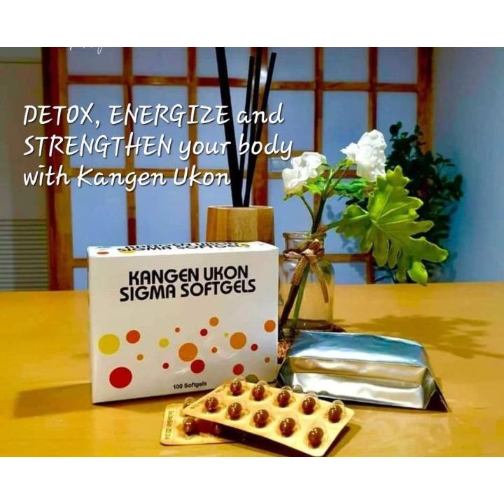 Kangen Ukon Organic Turmeric (100 softgels) 100% original with Curcumin ...