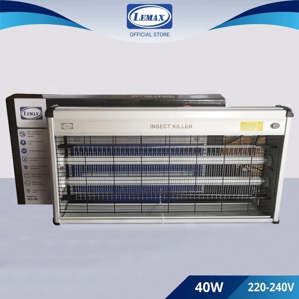 LEMAX Hanging Electric Insect Killer UV Mosquito Fly Trap Pembunuh Serangga (20W, 30W, 40W ...