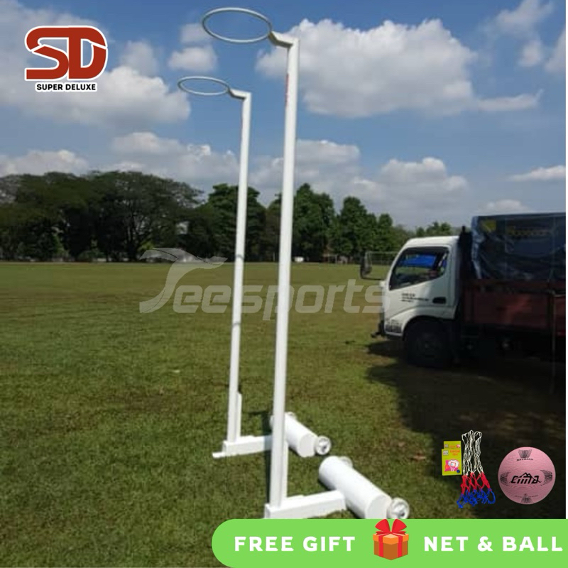 Movable Netball Post With Wheel and Weight - 10 feet Height ** KL ...