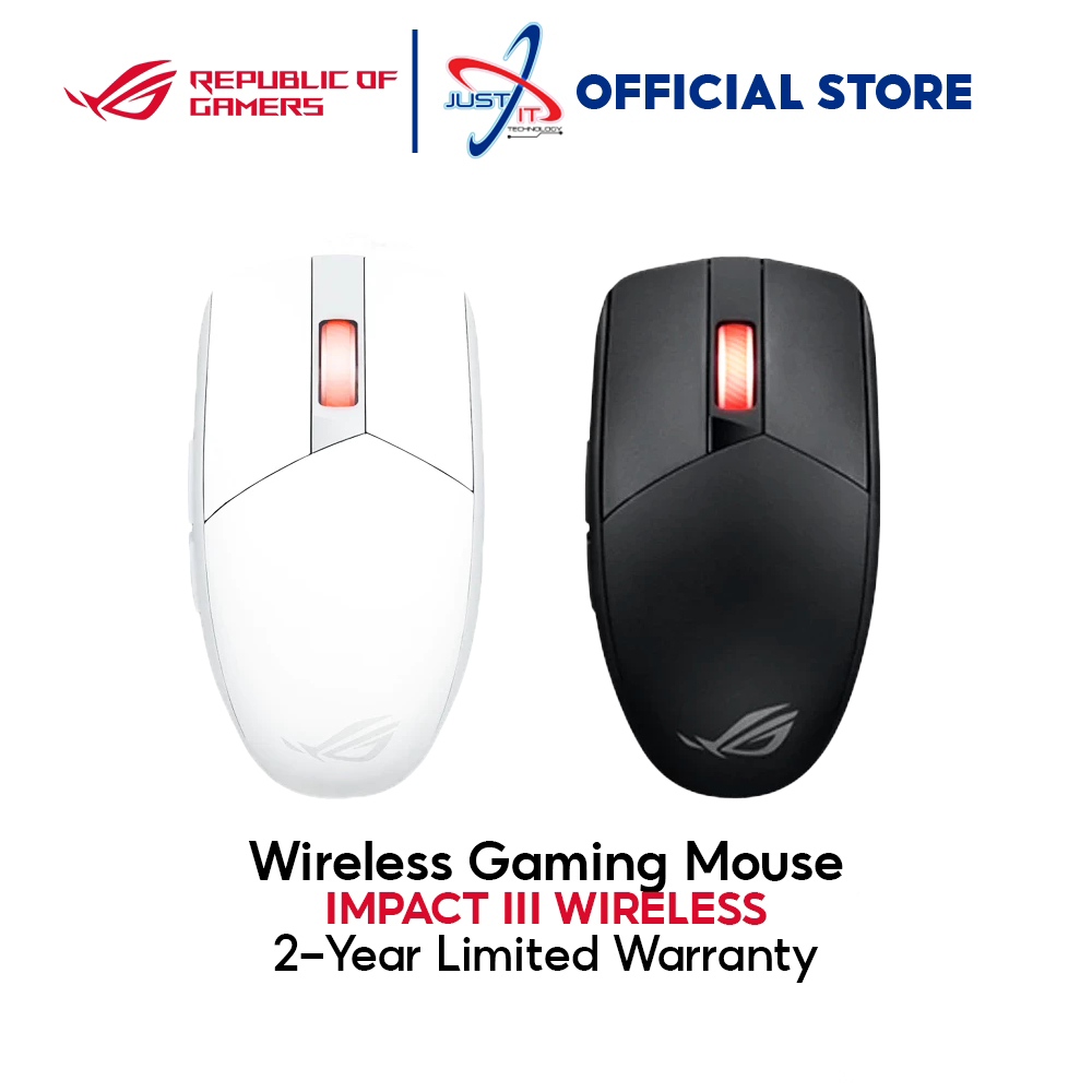 ASUS ROG STRIX P520 IMPACT WIRELESS GAMING MOUSE 36,000 dpi SPEEDNOVA ...