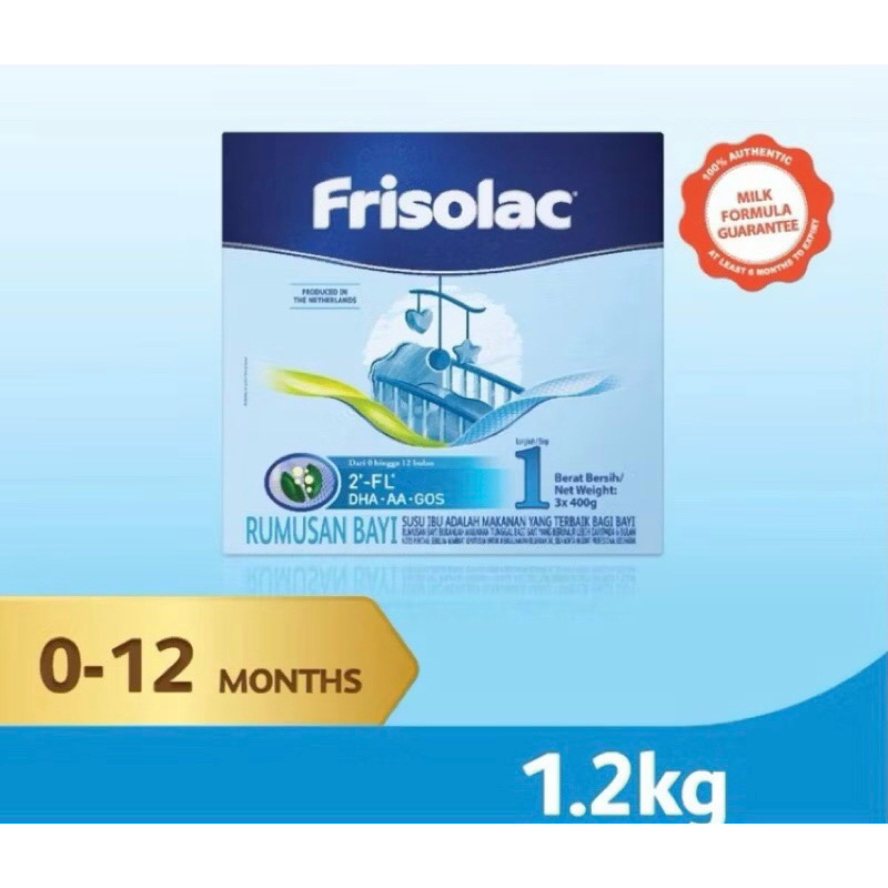 Frisolac Step 1 - 1.2kg/600g | Shopee Malaysia