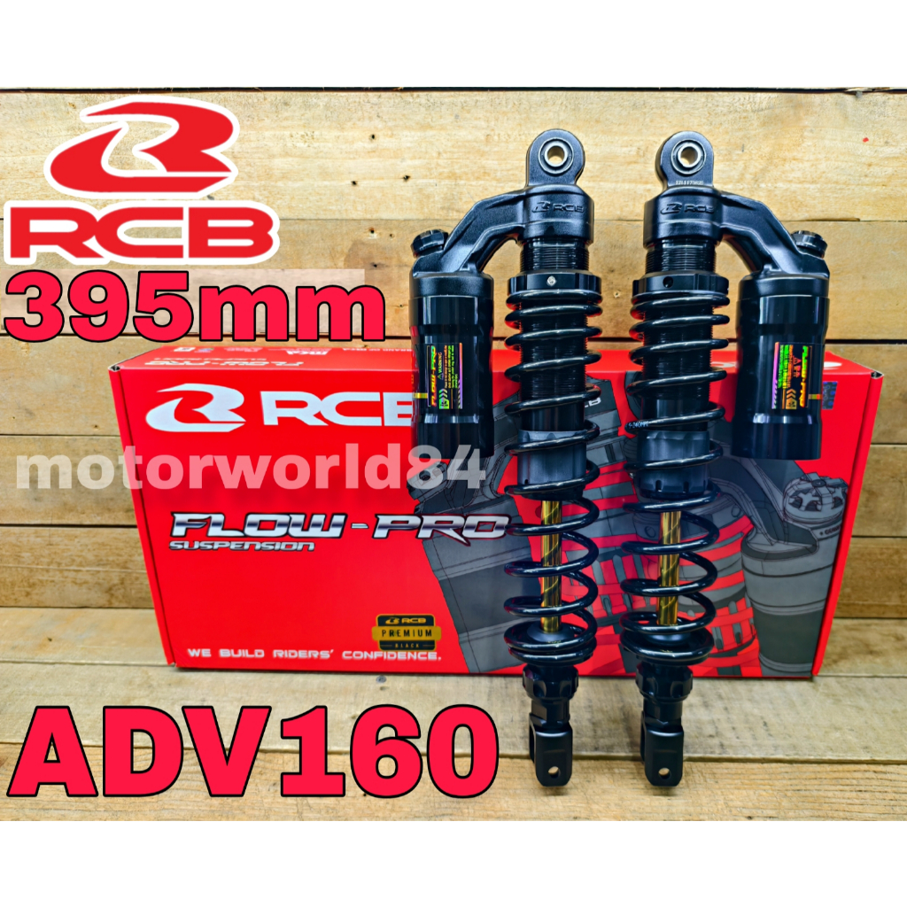RCB ABSORBER HONDA ADV160 FLOW PRO FLOW-S SERIES BLACK GOLD HITAM EMAS ...