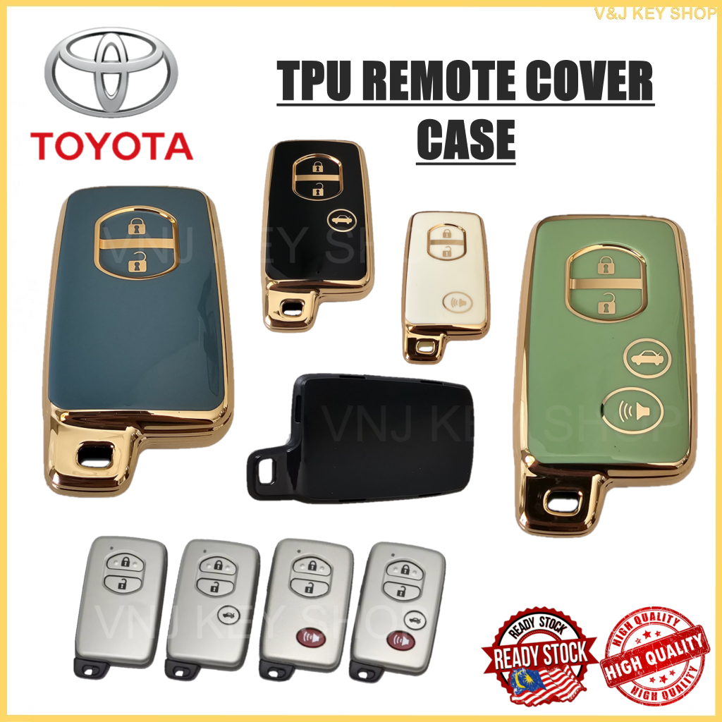 TPU Toyota remote key case camry land cruiser rav4 prado key cover ...