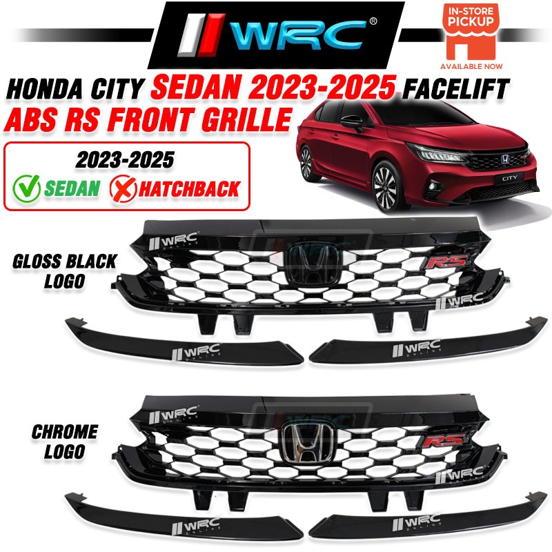 Honda City Sedan 2023 - 2025 Facelift ABS RS Front Grille | Shopee Malaysia