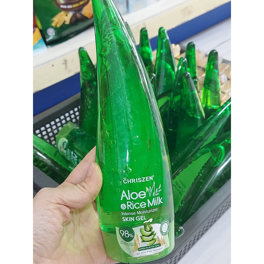 CHRISZEN ALOE VERA RICE MILK MOISTURIZER TIUB 250ML | Shopee Malaysia