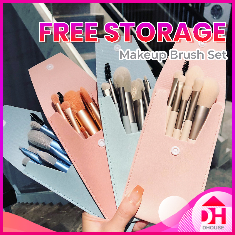 Foundation Eyeliner Soft Bristles 8pcs / Set Mini Makeup Brush Set ...