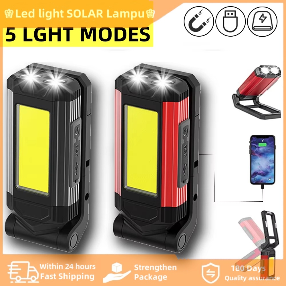 Multifunctional COB Strong Light Flashlight LED Flashlight Portable ...