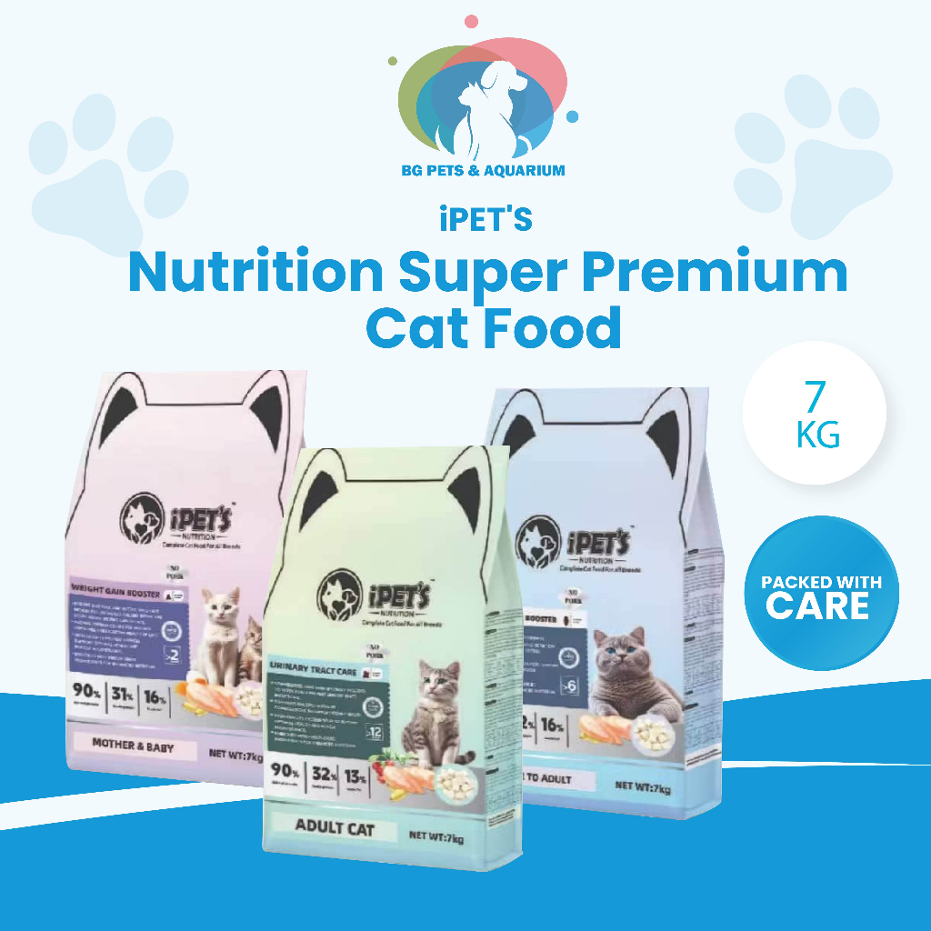 IPET'S Nutrition Complete Super Premium Cat Food 7KG / Makanan Kucing ...