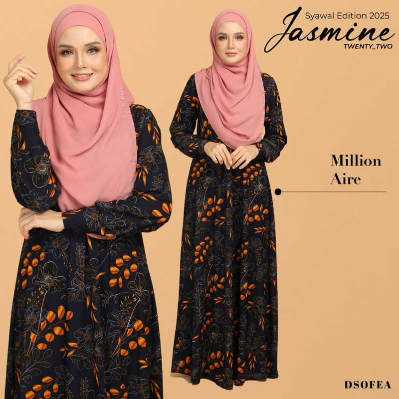 JUBAH RAYA 2025! JUBAH JASMIN IRONLESS | Shopee Malaysia