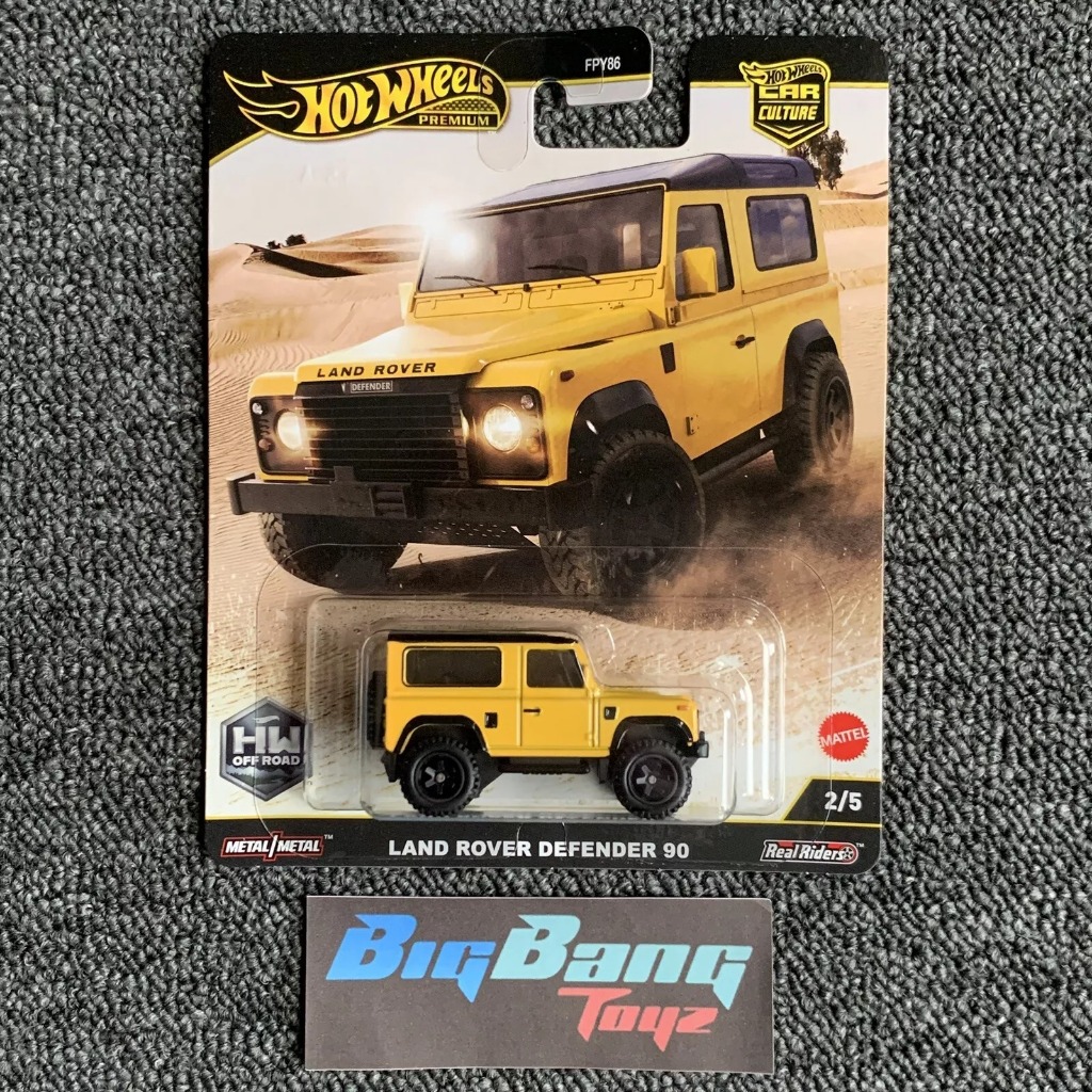 Hot Wheels Premium Land Rover Defender 90 HW Off Road 2025 (In-Stock ...