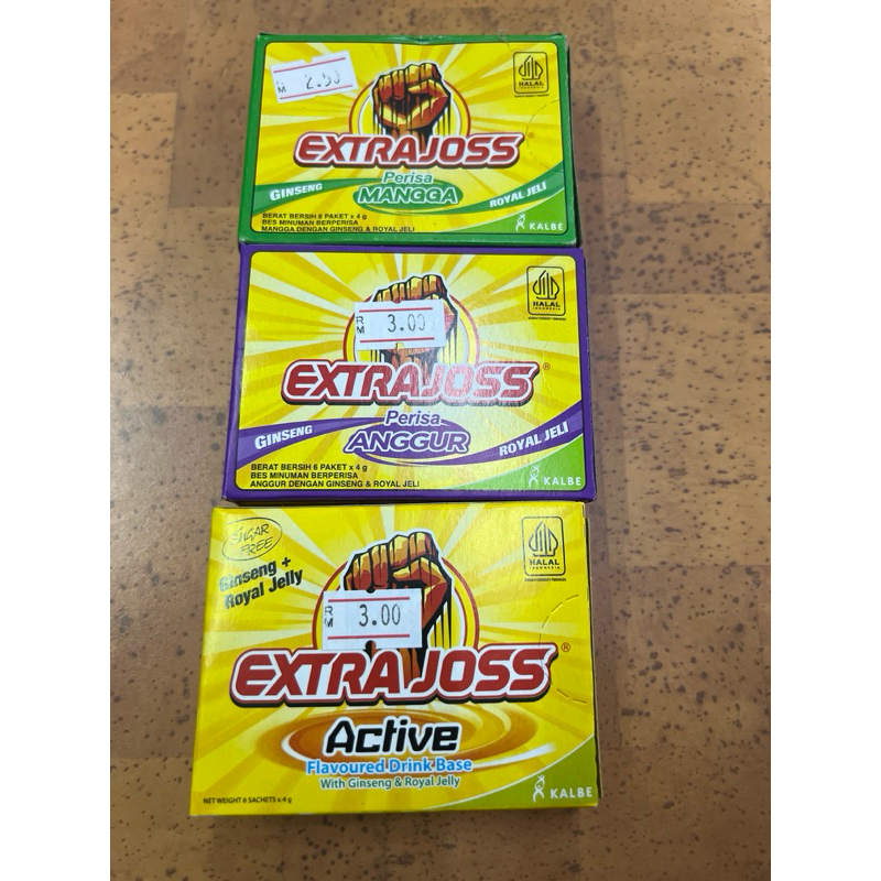 extrajoss 1 box active / anggur / mangga untuk tenaga | Shopee Malaysia