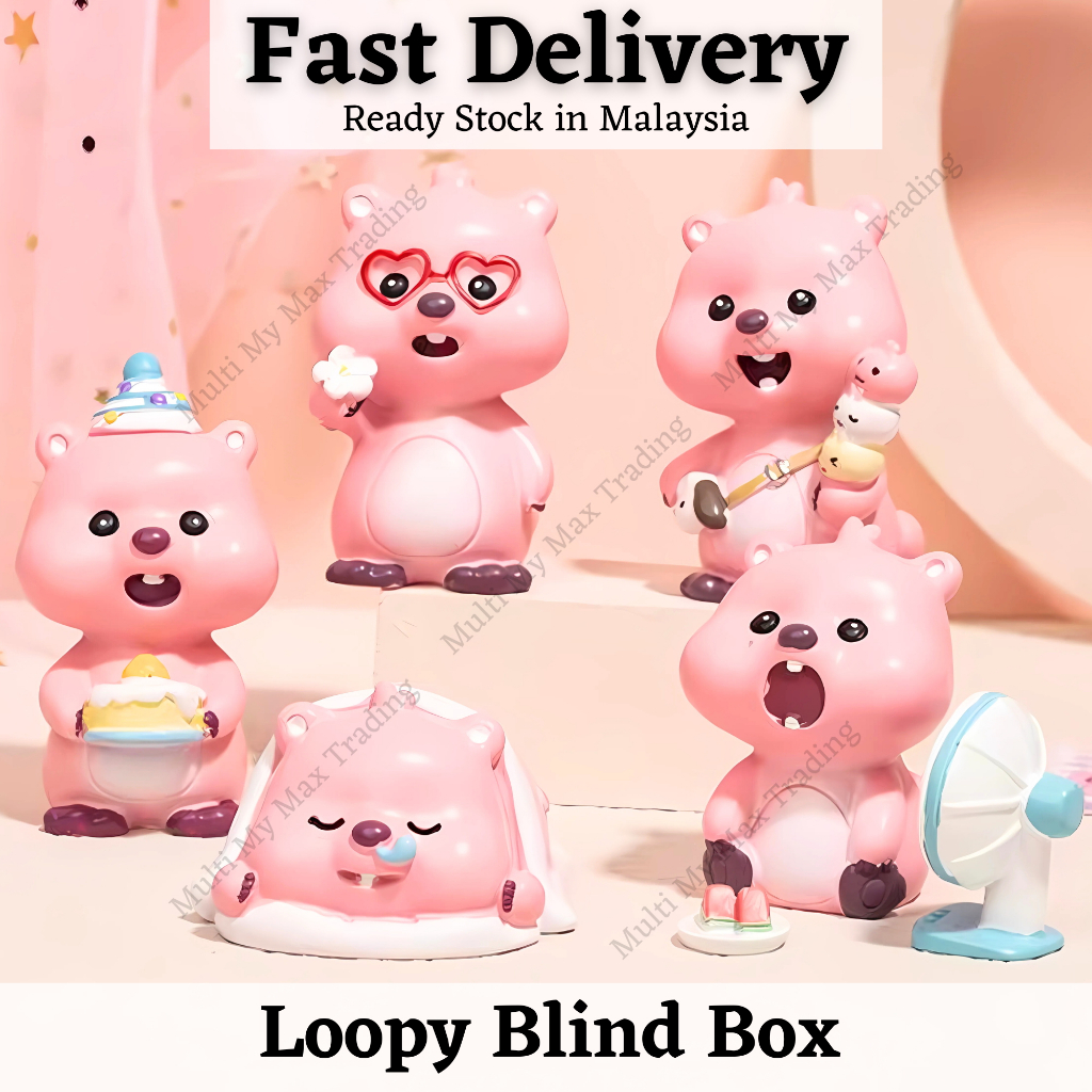 Korean Loopy Beaver Blind Box Birthday Hari Raya Anniversary Valentines ...
