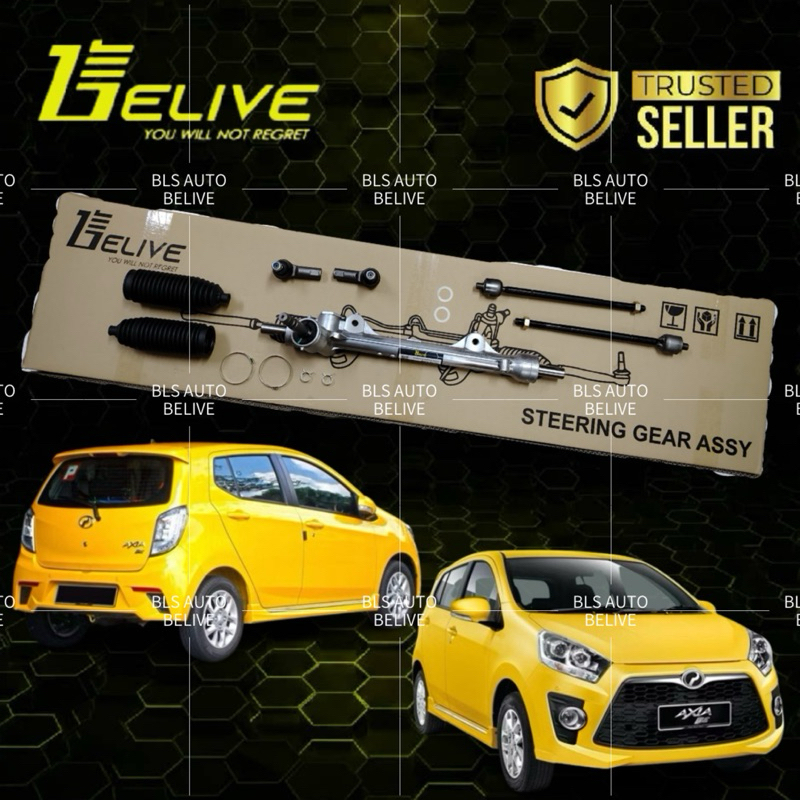 BELIVE Perodua Axia~1.0cc~2014-2023~Power Steering Rack [Electronic ...