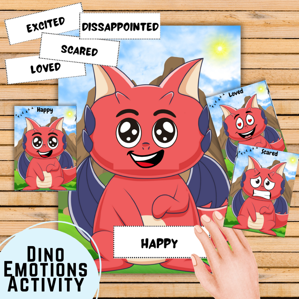 DINO EMOTION/FEELING ACTIVITIES (PDF FORMAT-INSTANT DOWNLOAD) | Shopee ...