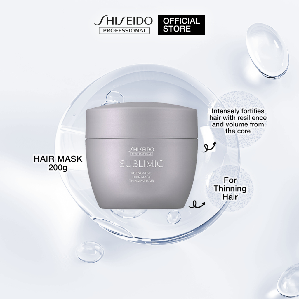 SHISEIDO PROFESSIONAL Sublimic Adenovital Mask For Thinning Hair (200g) | Shopee Malaysia