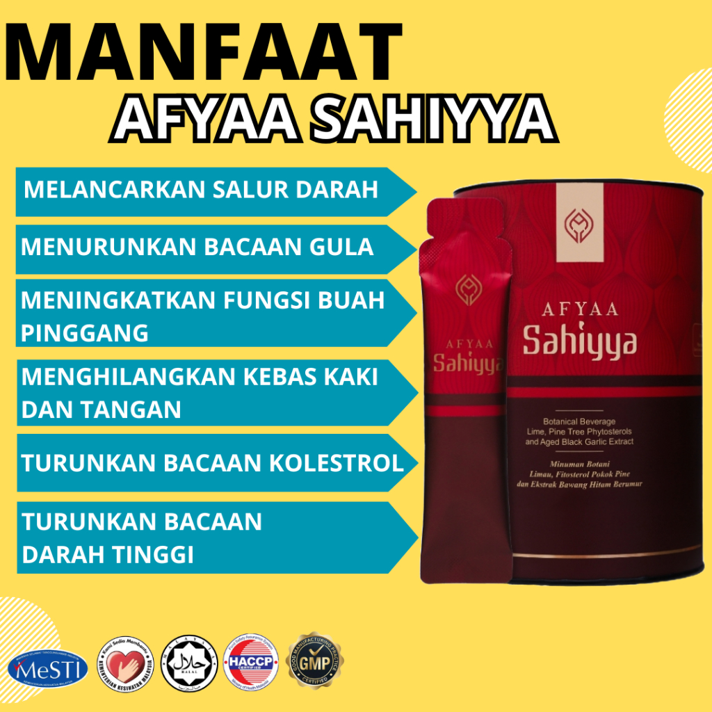 AFYAA Sahiyya | 24 Sachets | Fast Shipping | Rahsia Kesihatan Anda ...