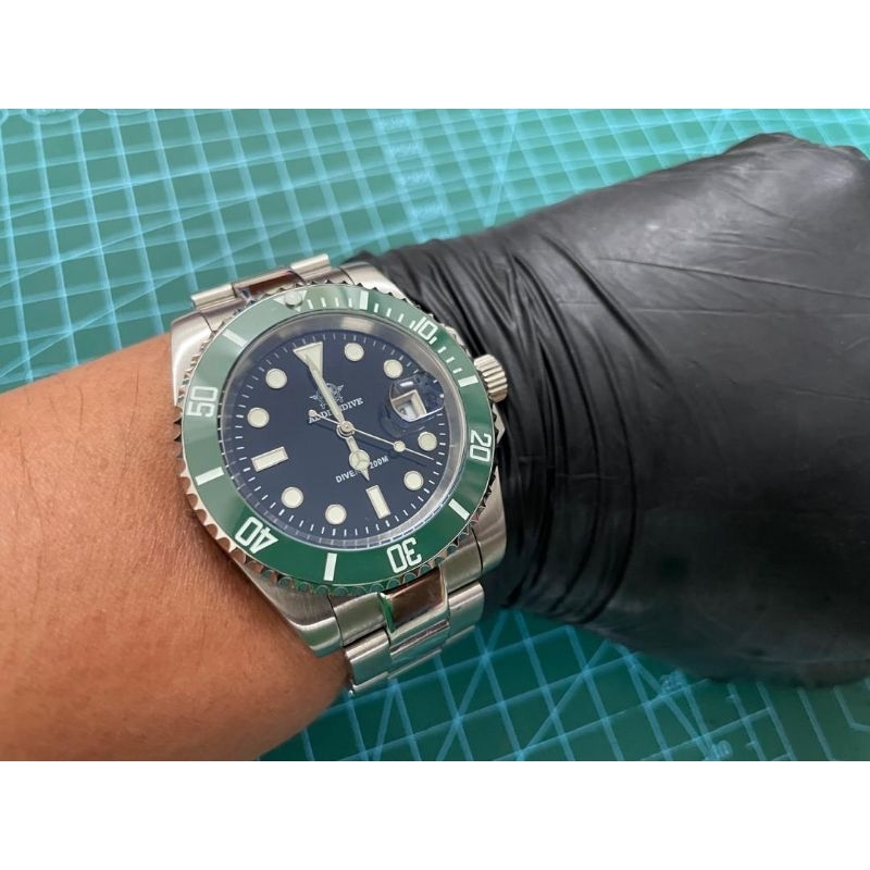 41mm Addiesdive Submariner-Style Starbucks Dive Watch | Shopee Malaysia