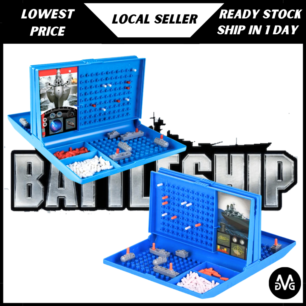 Battleship Classic Board Game New Edition Strategy Game for Kids Family ...