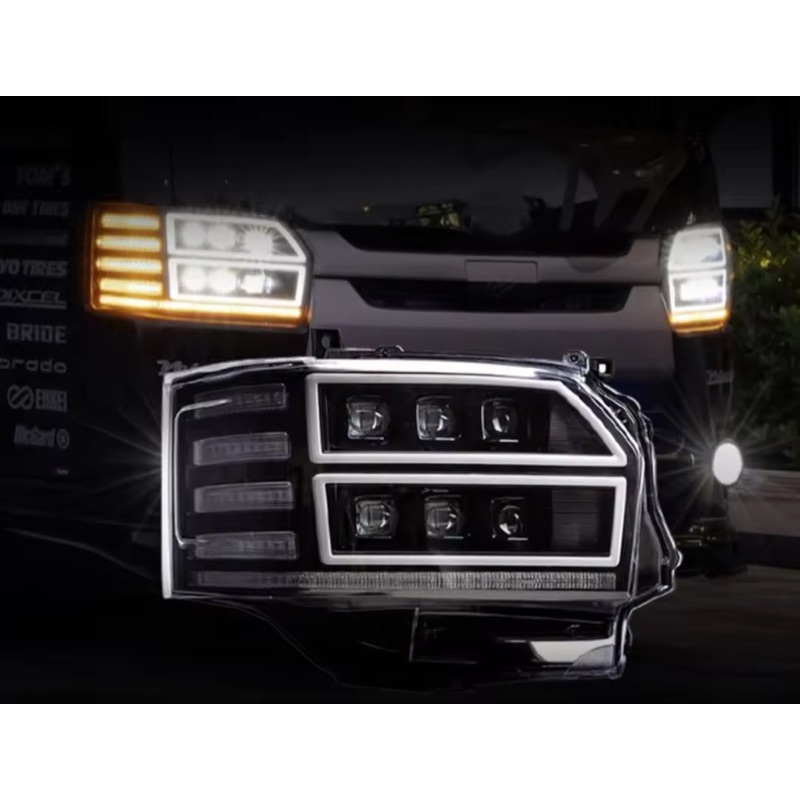 Toyota Hiace 2014 2015 2016 2017 2018 2019 2020 front led projector ...