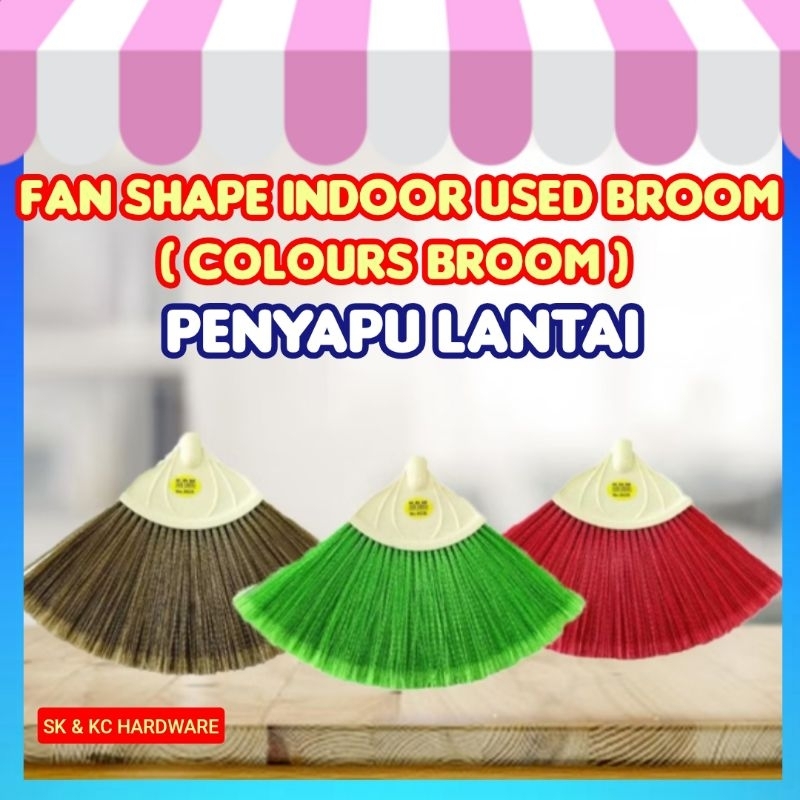 Nylon Soft Broom With Handle / Random Color Soft Broom Head / Office ...