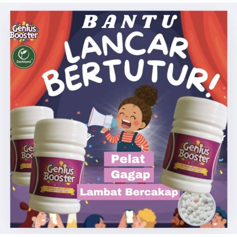 Genius Booster Bantu Atasi Masalah Bertutur | Shopee Malaysia