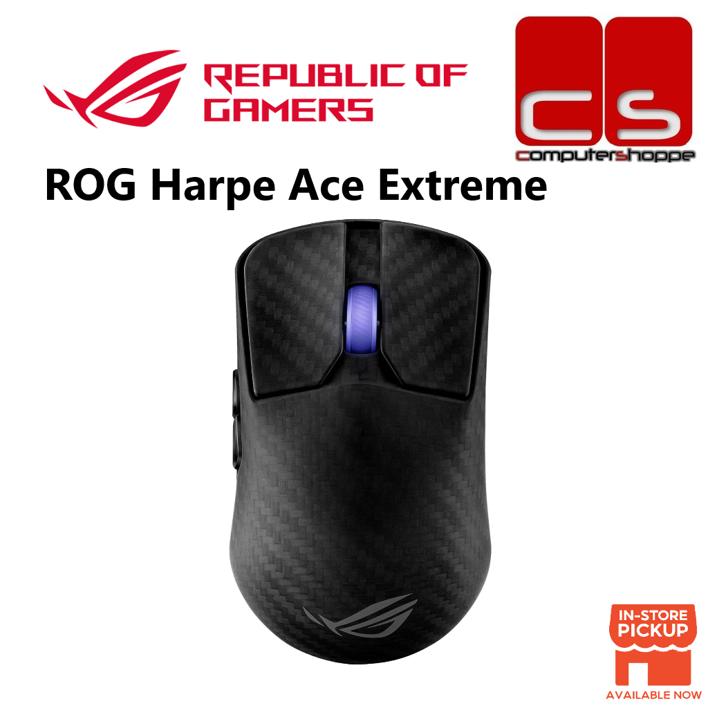 Asus ROG Harpe Ace Extreme Carbon Fiber Lightweight Tri-Mode Wireless ...
