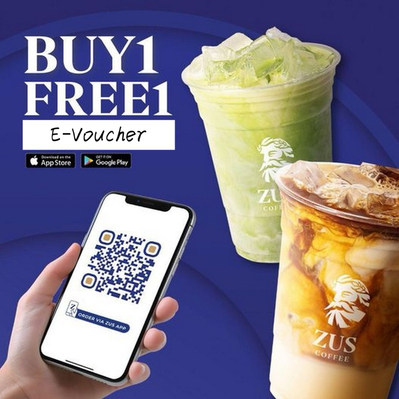 ZUS Coffee Buy 1 Free 1 (E-Voucher) Android & iOS | Shopee Malaysia