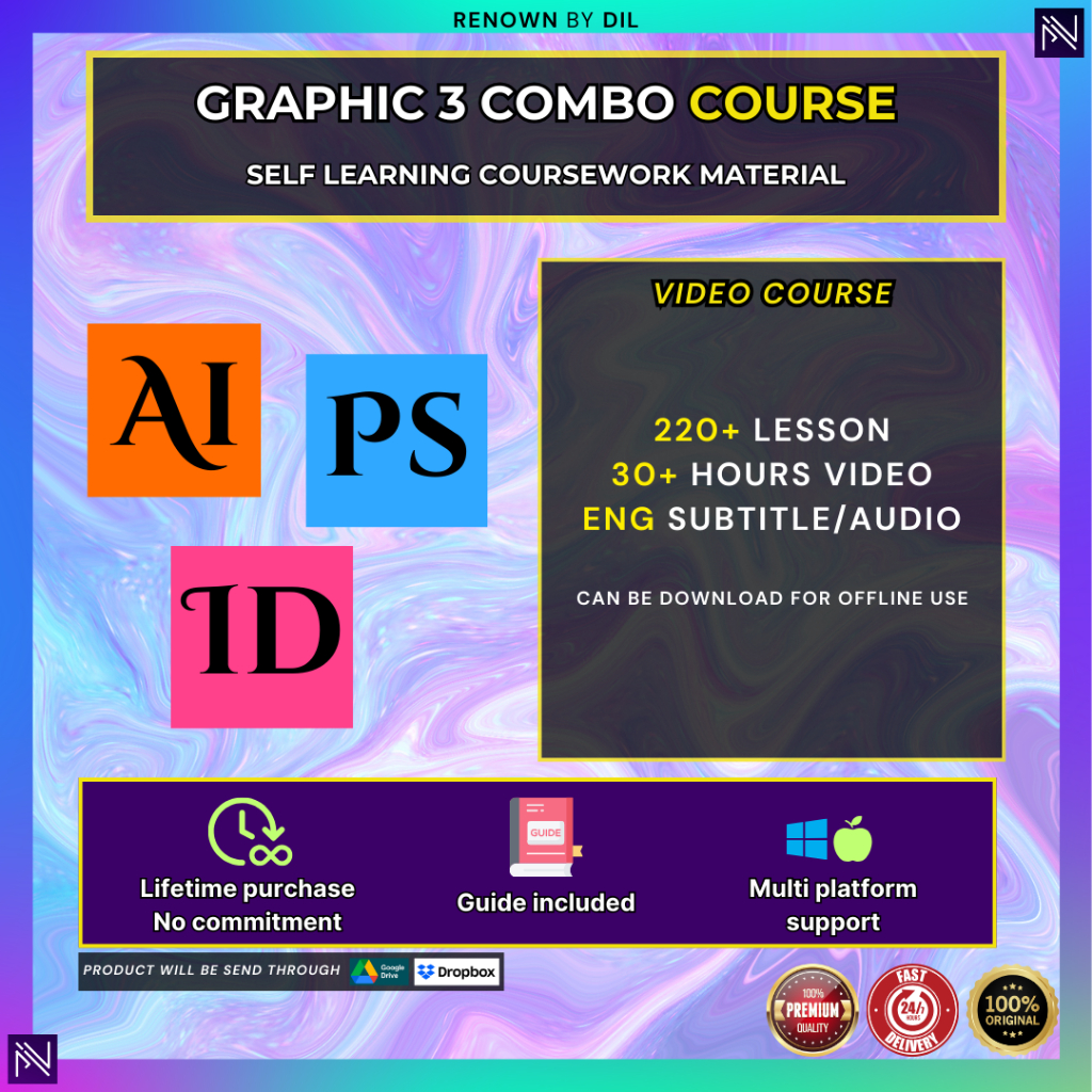 🔥 Graphic Design 3 Course Bundle 🔥 Learn to Create, Sketch, Design ...