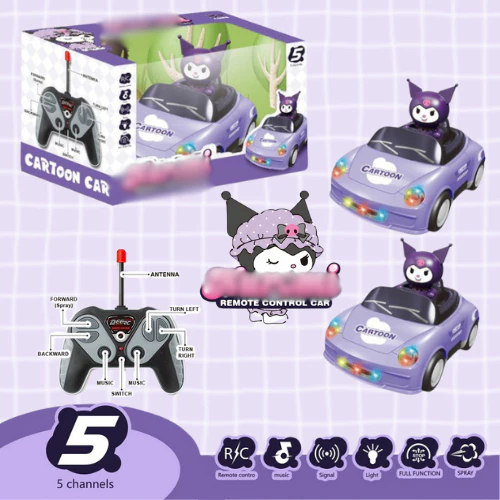 Toysbay Remote Control Spray Car Toy with Light & Sound - Featuring ...