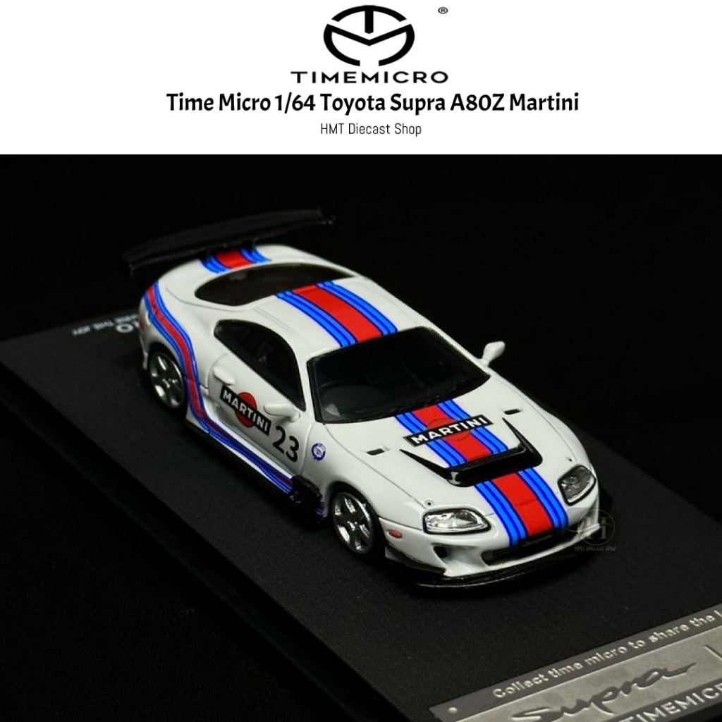 TIME MICRO 1/64 Toyota Supra A80Z Martini (READY STOCK) | Shopee Malaysia