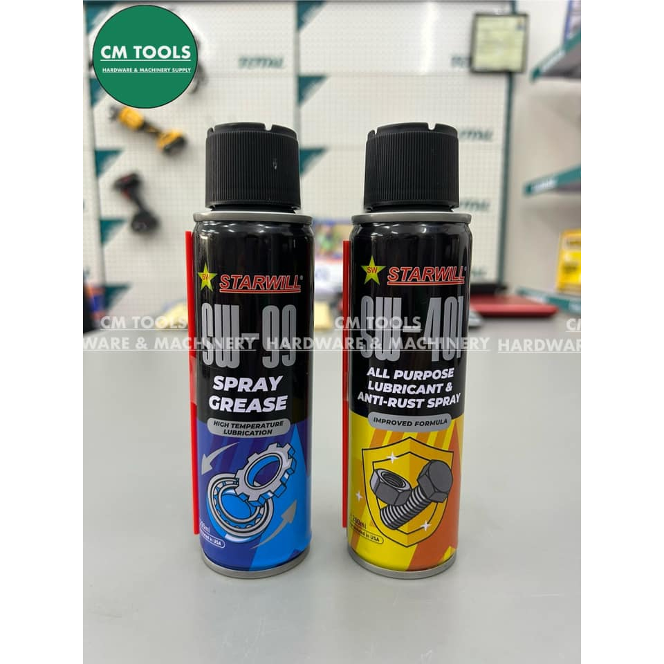 STARWILL SW-401 All Purpose Lubricant & Anti-Rust Spray 200ml ...