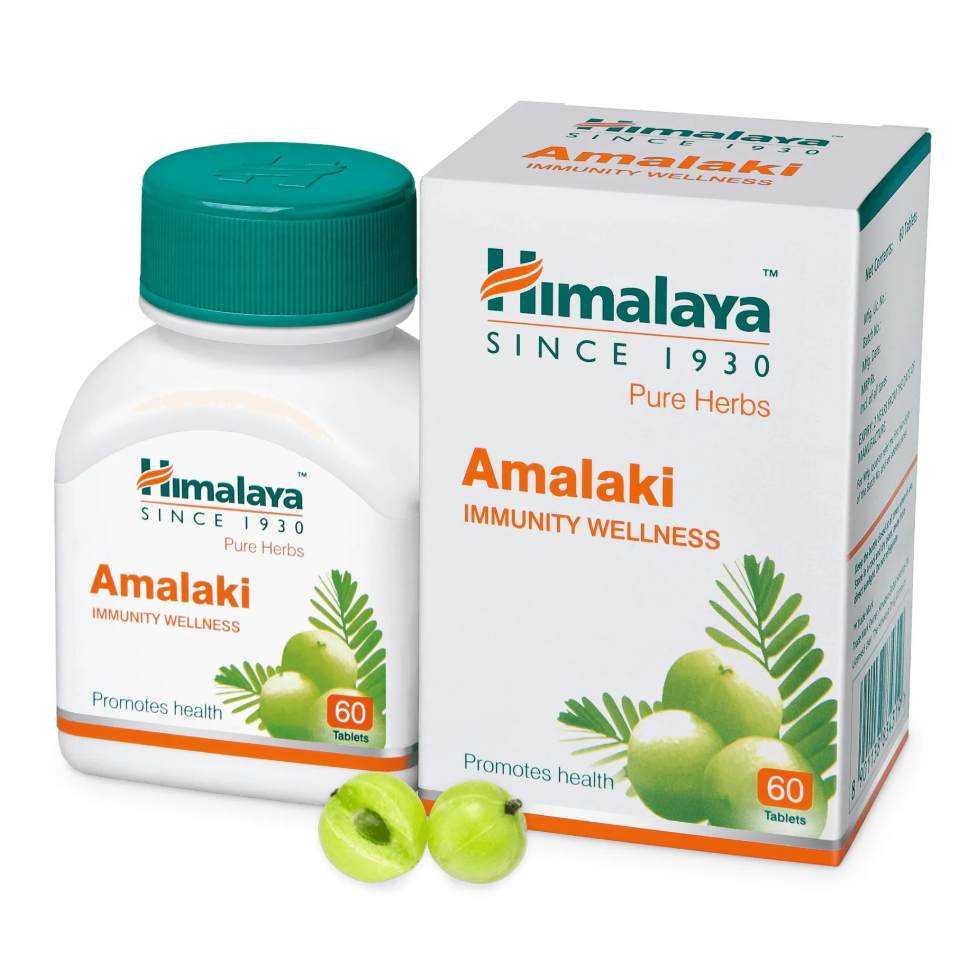HIMALAYA Amalaki Immunity Wellness 60 Tablets Capsules (Promotes health ...