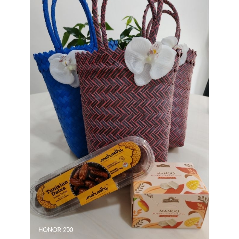 Raya Goodies Bag - Set 1 (PinkGrey) | Shopee Malaysia