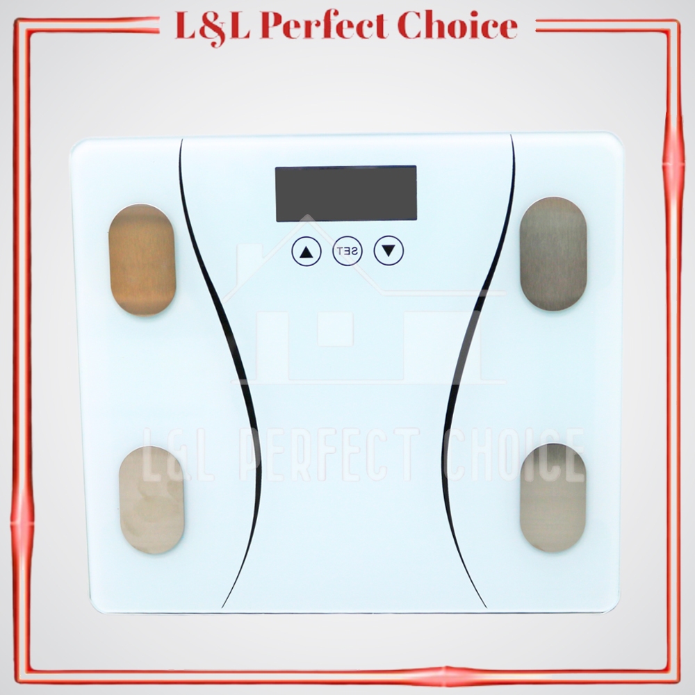 LL PERFECT Digital Body Fat Scale Smart LCD Digital Weighing High ...