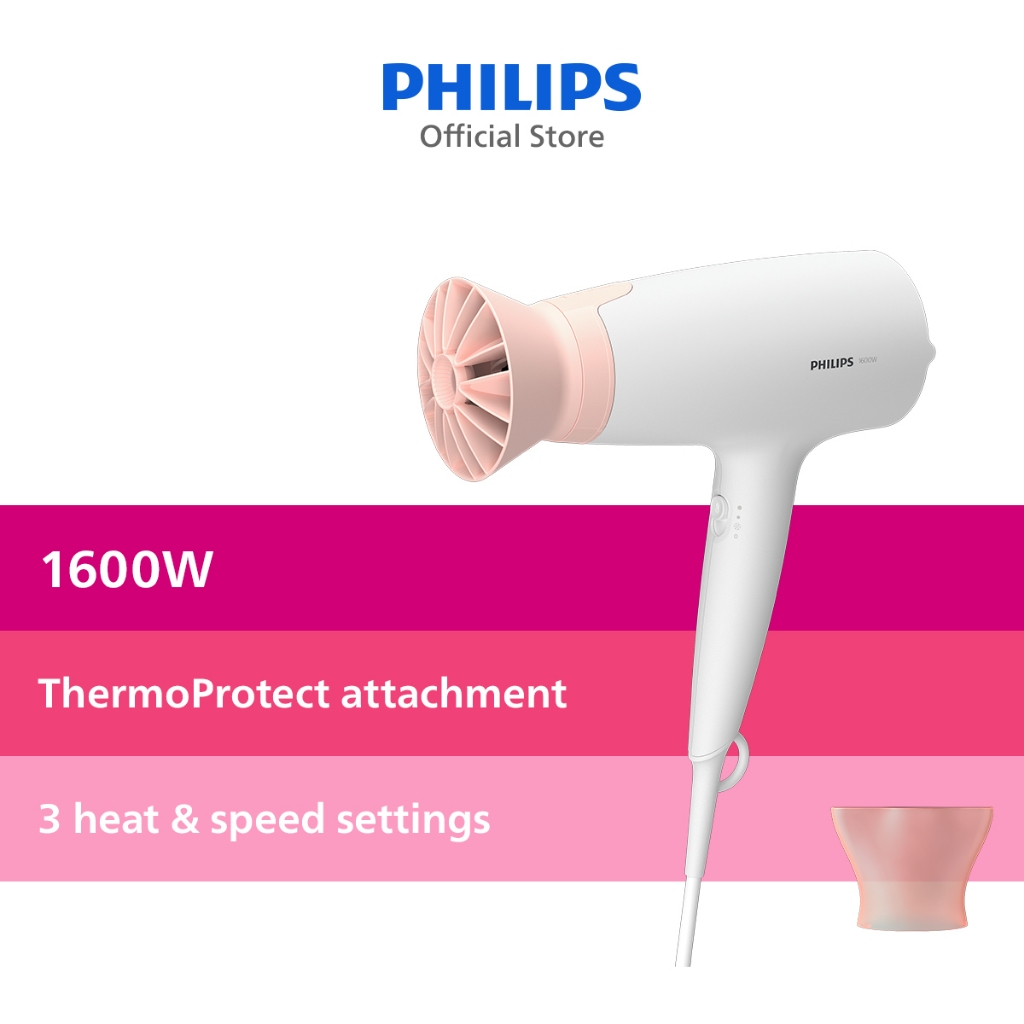 Philips 3000 Series Hair Dryer BHD300/13 | Shopee Malaysia