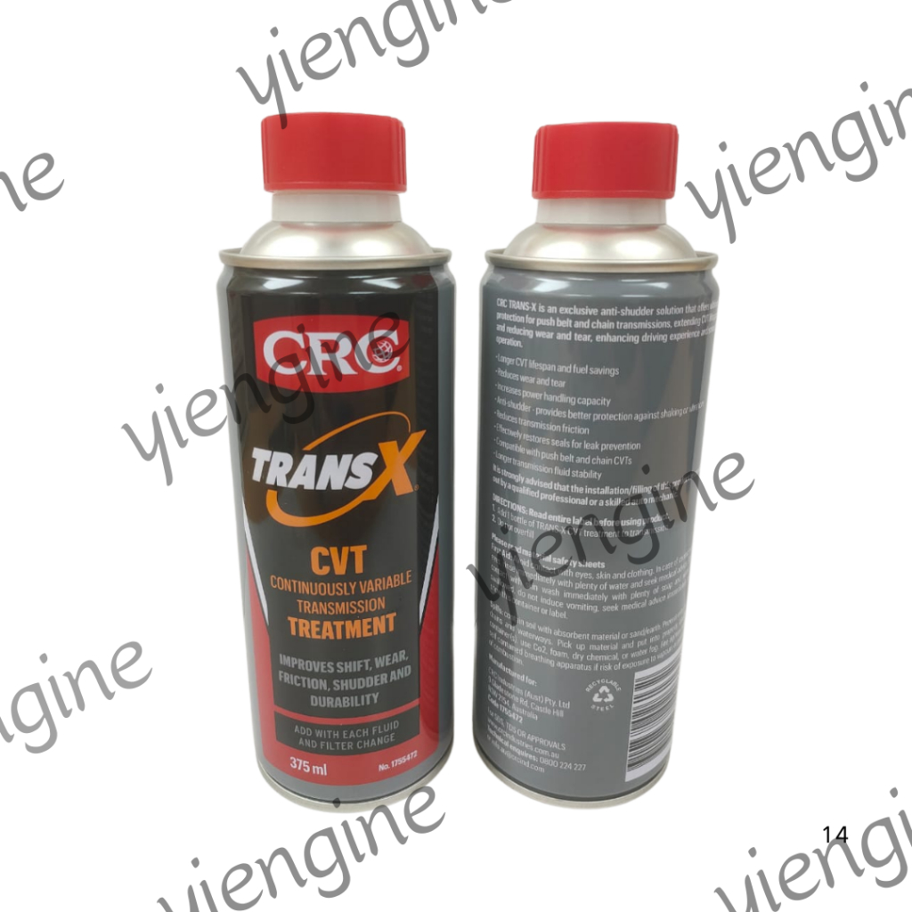 CRC TRANS X CVT CONTINUOUSLY VARIABLE TRANSMISSION TREATMENT (375ML ...