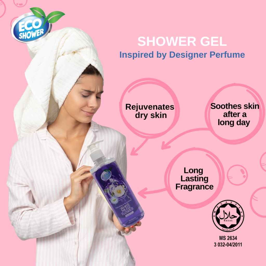 Designer Perfume Body Shower Gel Series 430ml Ecoshower | Shopee Malaysia