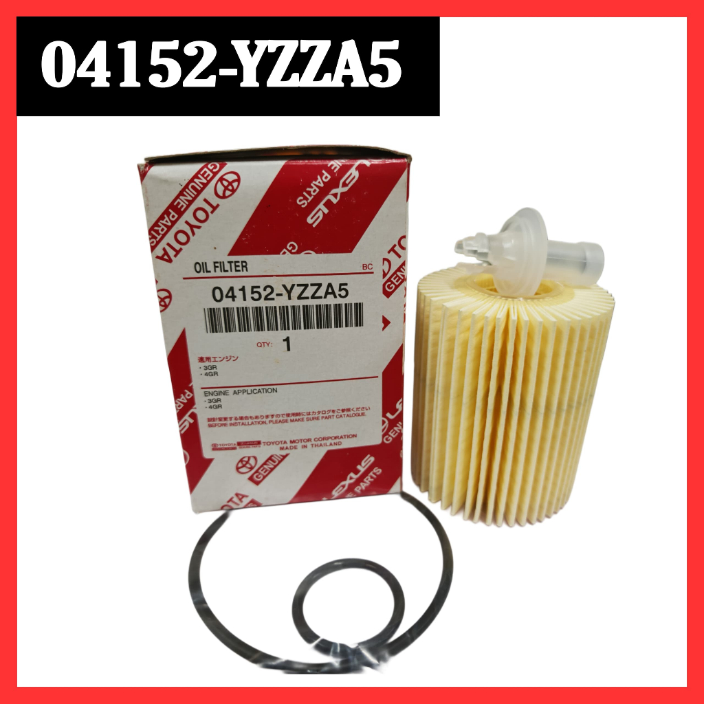 04152-YZZA5 TOYOTA OIL FILTER FOR MARK X 2.5 GRX120 GRX130 LEXUS IS250 FJ CRUISER PRADO ENGINE ...
