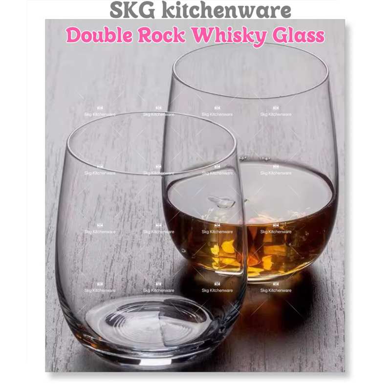 Stone Island G3099/G3010 Crystal Double Rock Whisky Wine Glass | Shopee ...